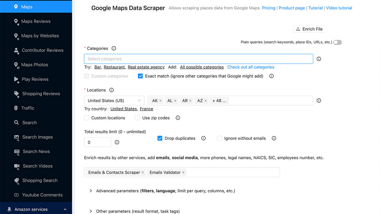 Best No Code Google Maps Scraper Tool - OutScraper
